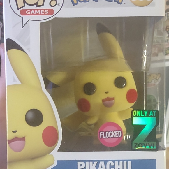 Funko | Toys | Funko Pop Pikachu Flocked | Poshmark